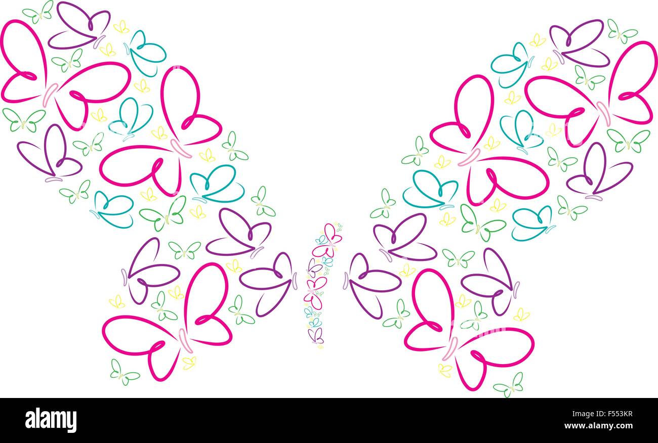 Butterfly Shape Vector