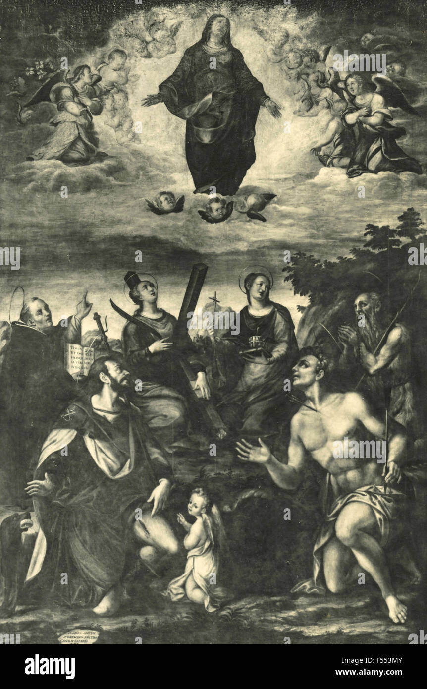 Sacred art: The Virgin of the Assumption, John Paul Cremona, Palermo ...