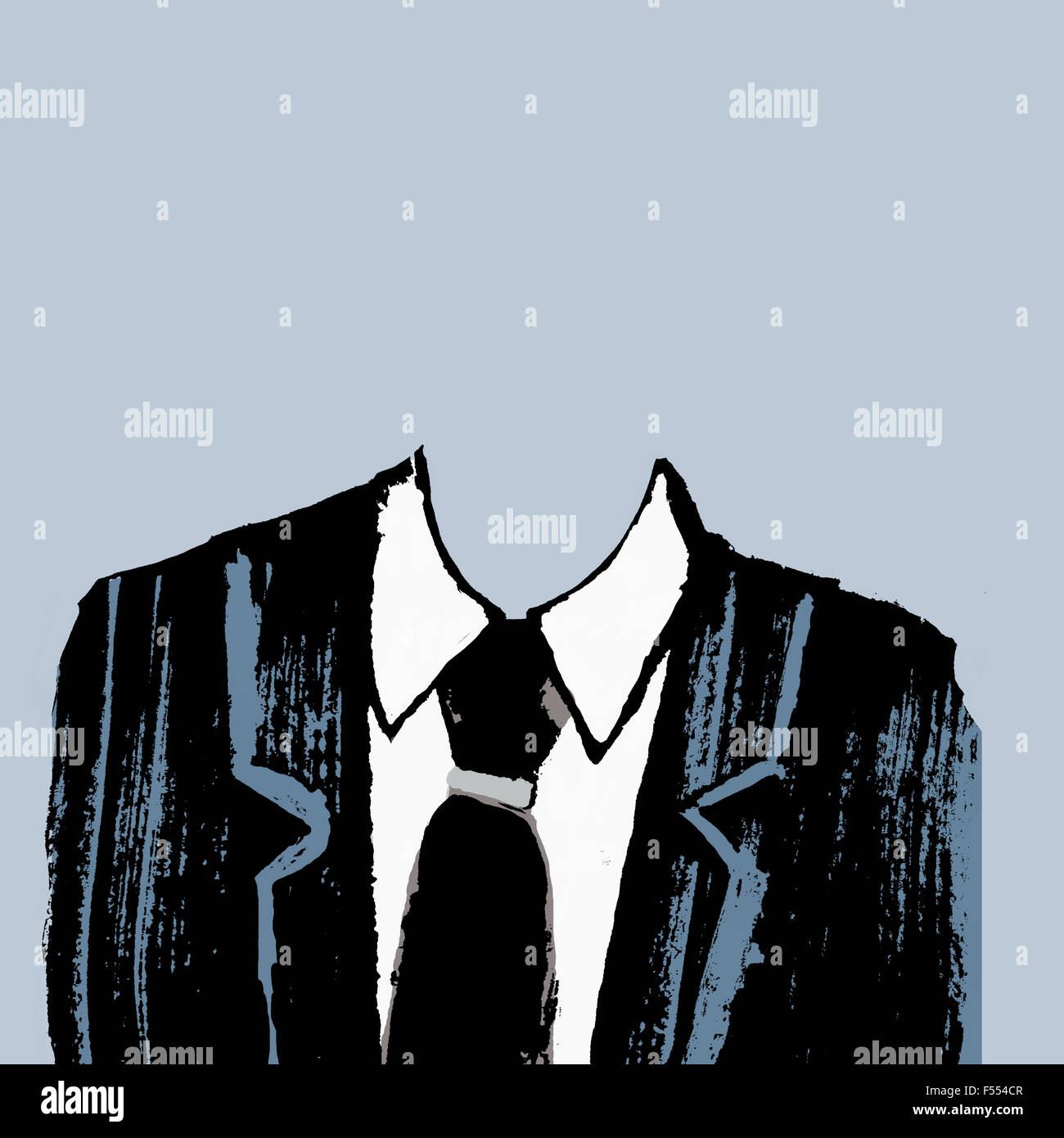 Headless men illustration hi-res stock photography and images - Alamy