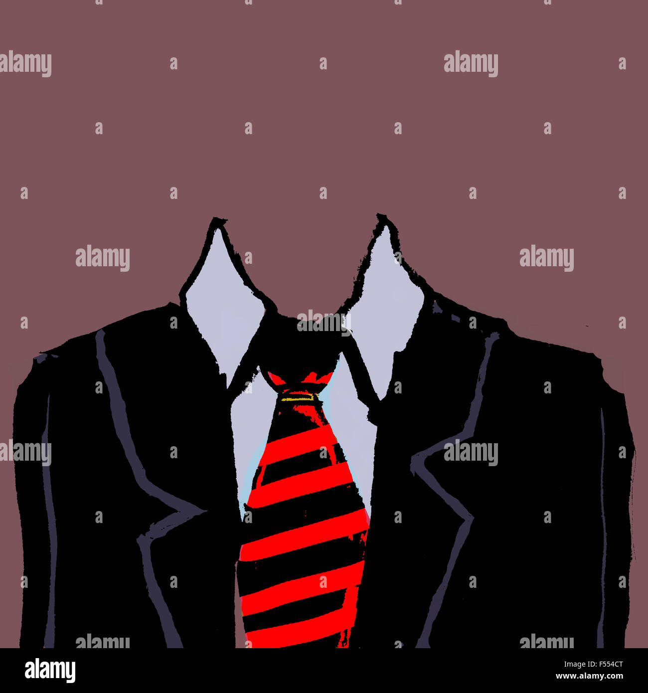 Headless men illustration hi-res stock photography and images - Alamy
