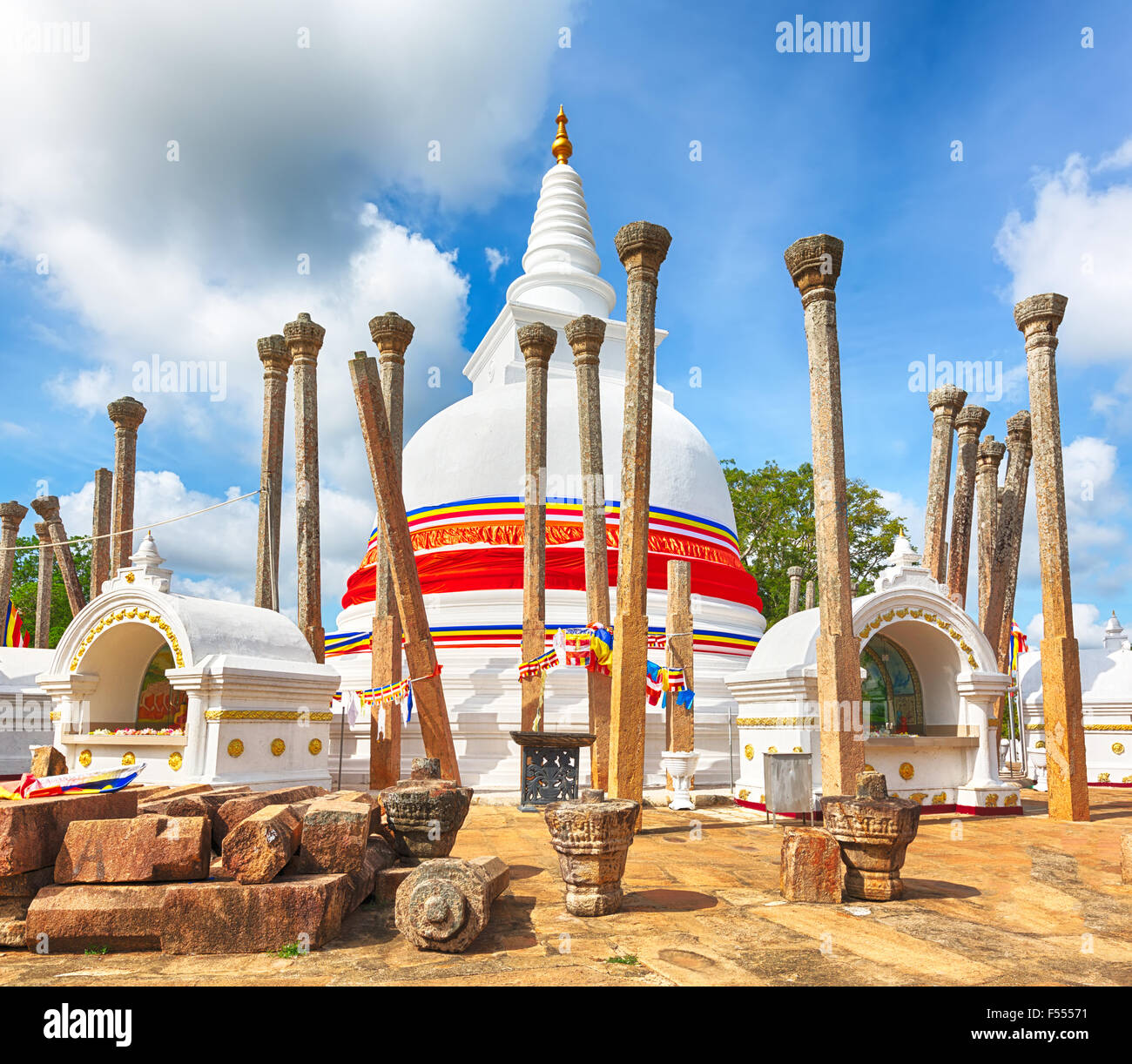 Thuparamaya dagoba in the sacred world heritage city of Anuradhapura ...
