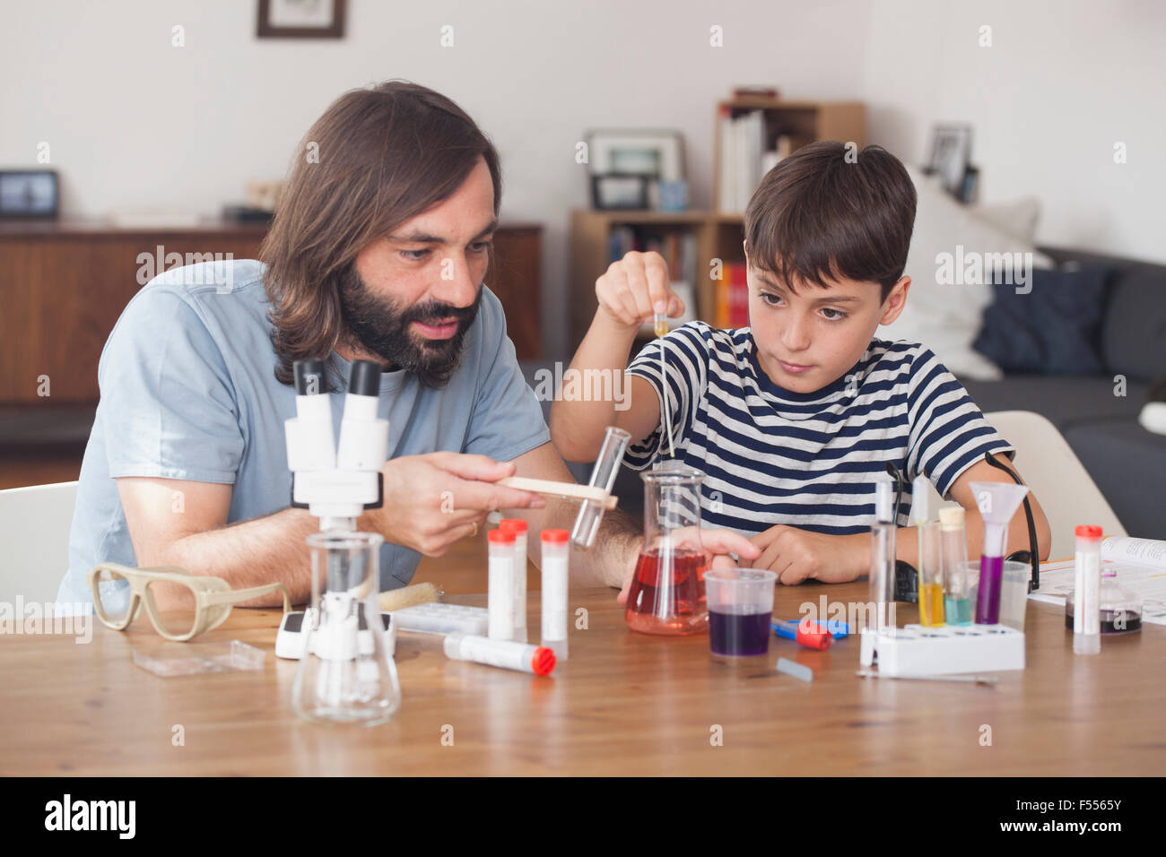 Home science hi-res stock photography and images - Alamy