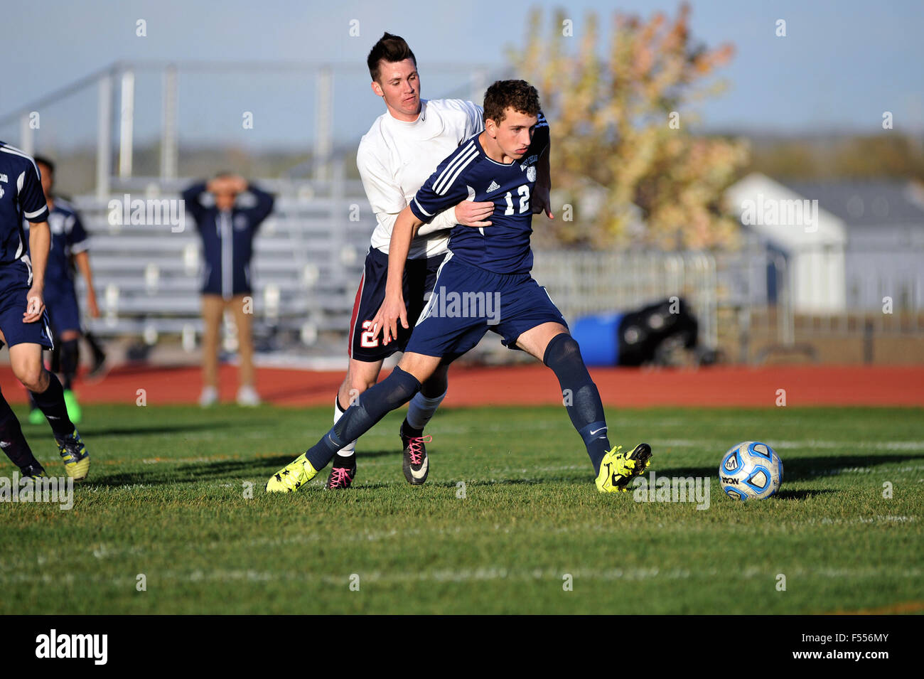 Soccer players in action hi-res stock photography and images - Alamy