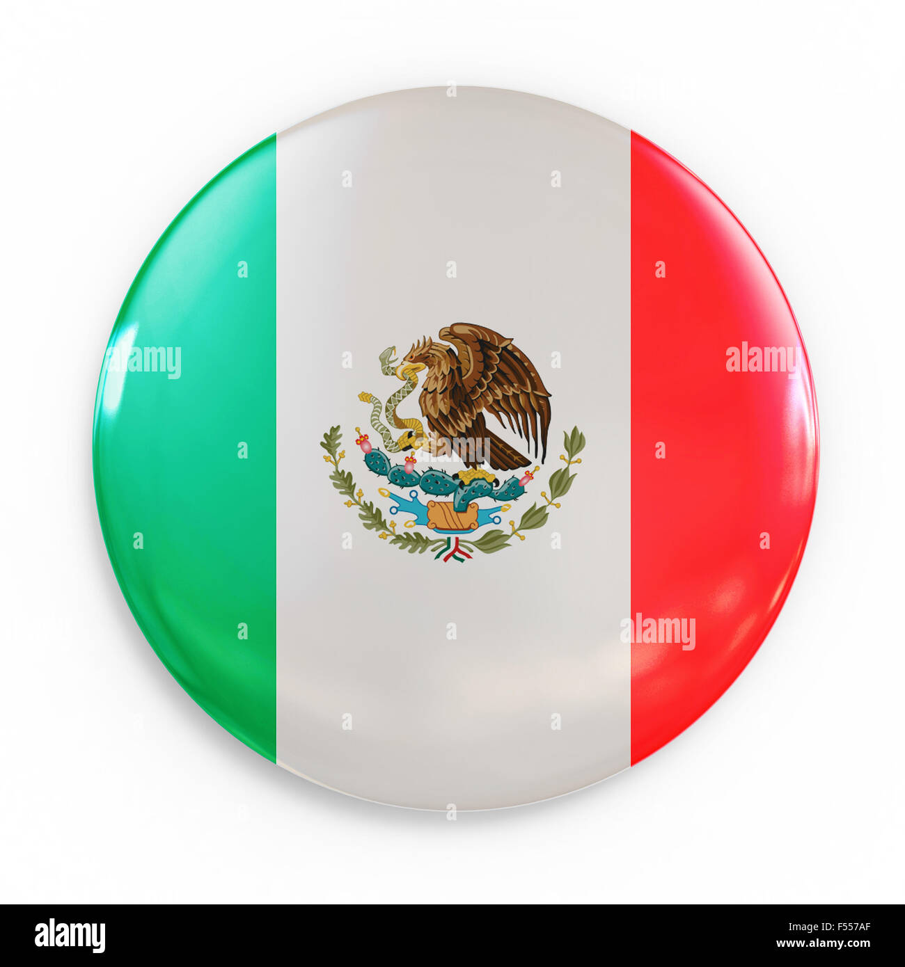 mexican badge 3d isolated illustration Stock Photo - Alamy
