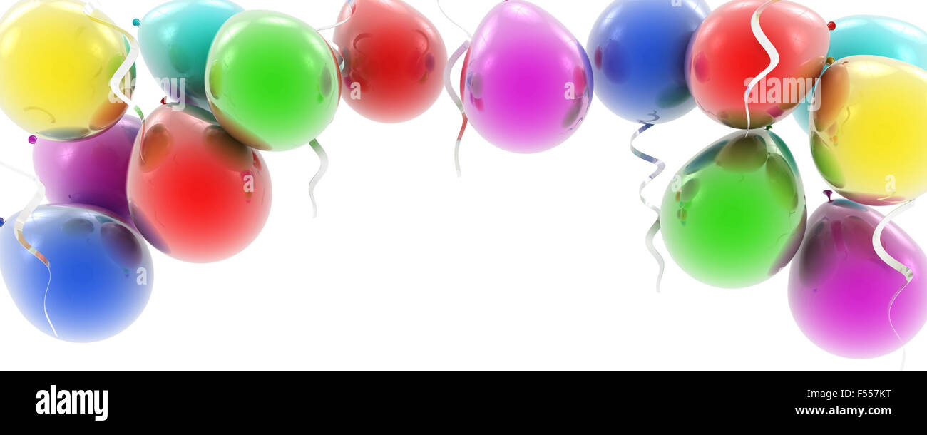 colorful balloons as a background Stock Photo - Alamy