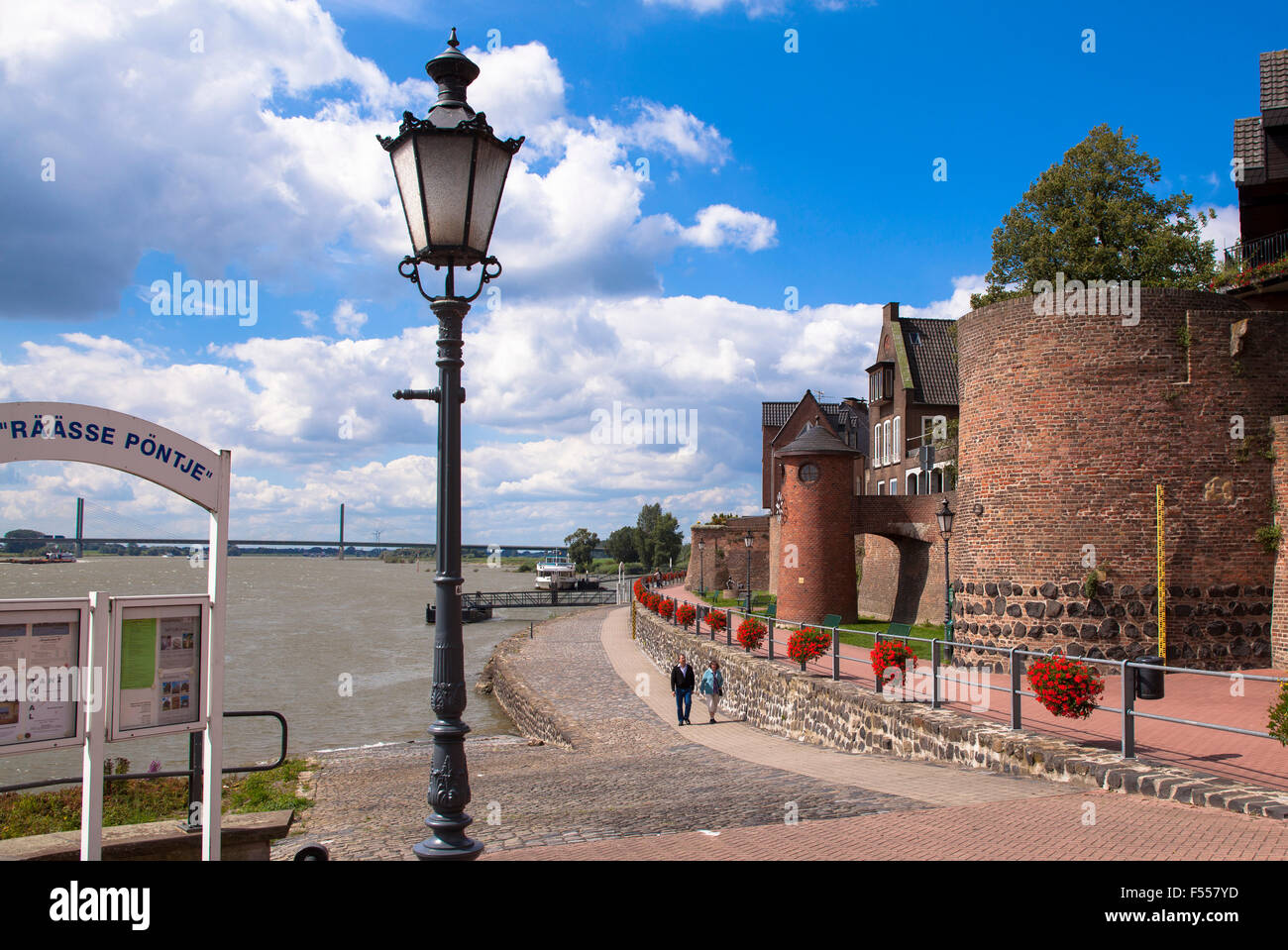 Europa, Deutschland, Nordrhein-Westfalen, Rees am Niederrhein, die ...