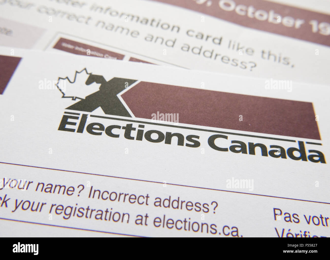 Close up federal elections ballot Stock Photo - Alamy