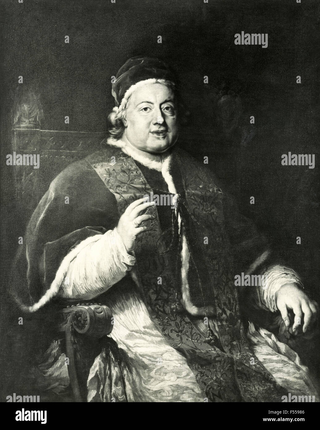 Vatican picture gallery: Portrait of Pope Clement XIII, painting of the ...