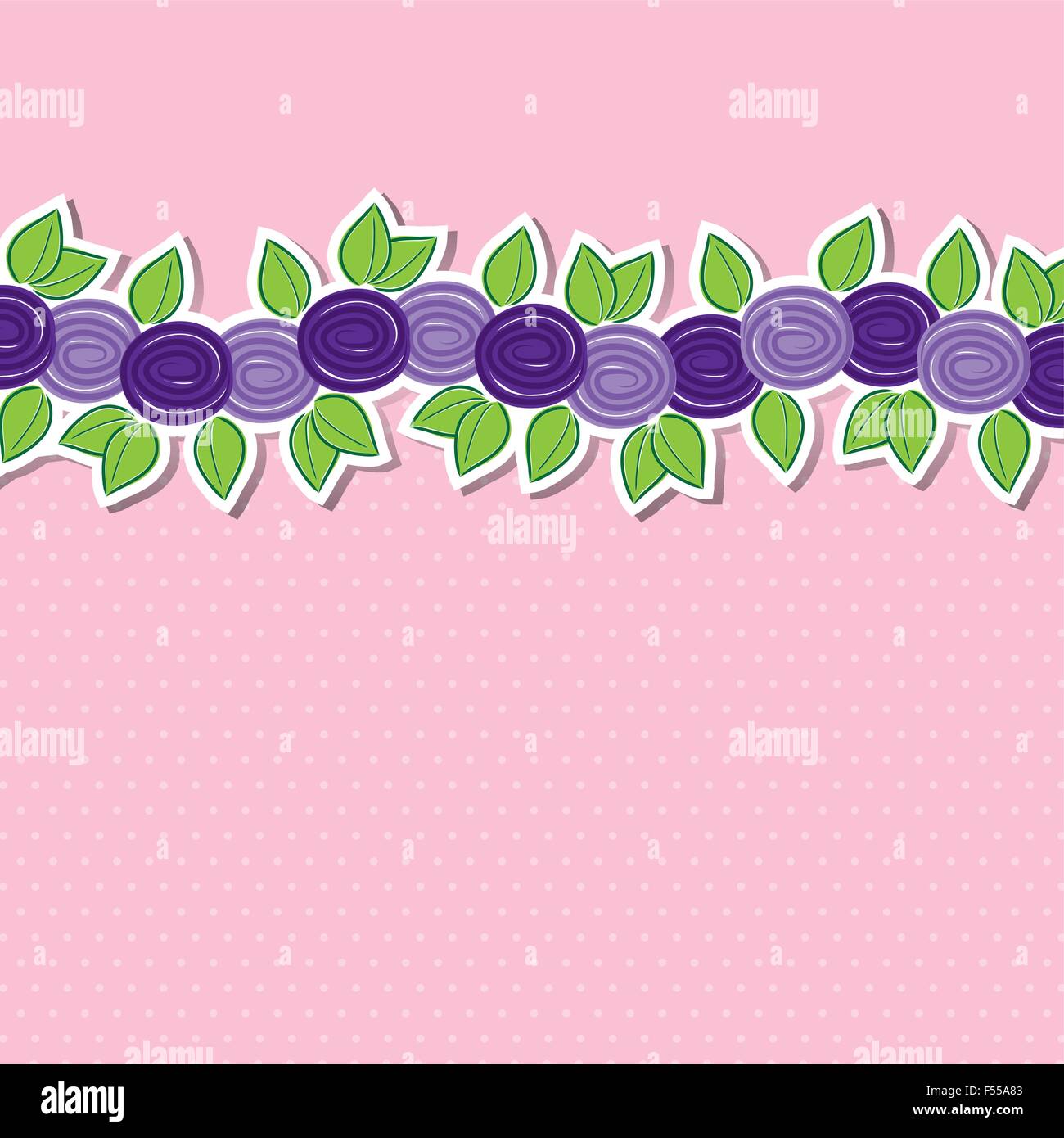 Purple rose in bloom Stock Vector Images - Alamy