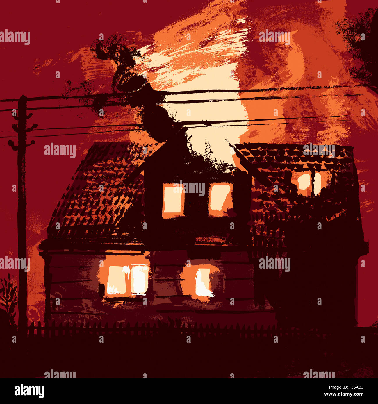 Set on fire hi-res stock photography and images - Alamy