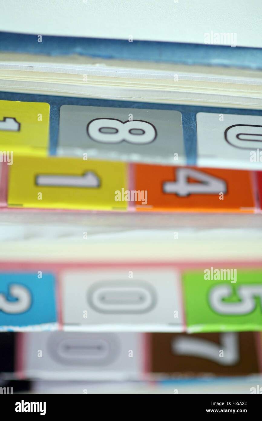 Medical file numbers hi-res stock photography and images - Alamy