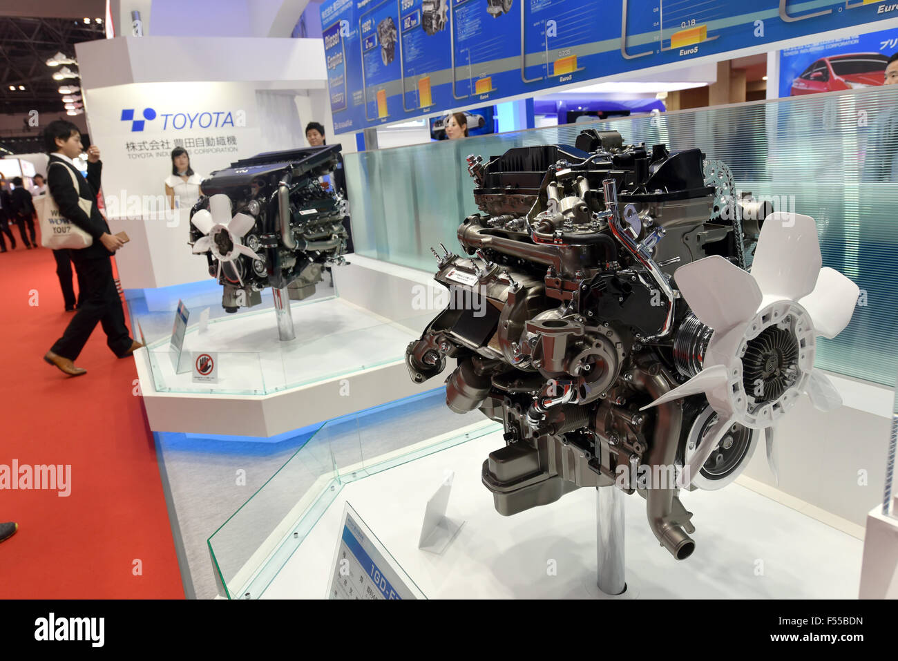 Tokyo, Japan. 28th Oct, 2015. Toyotas clean diesel engines are ...