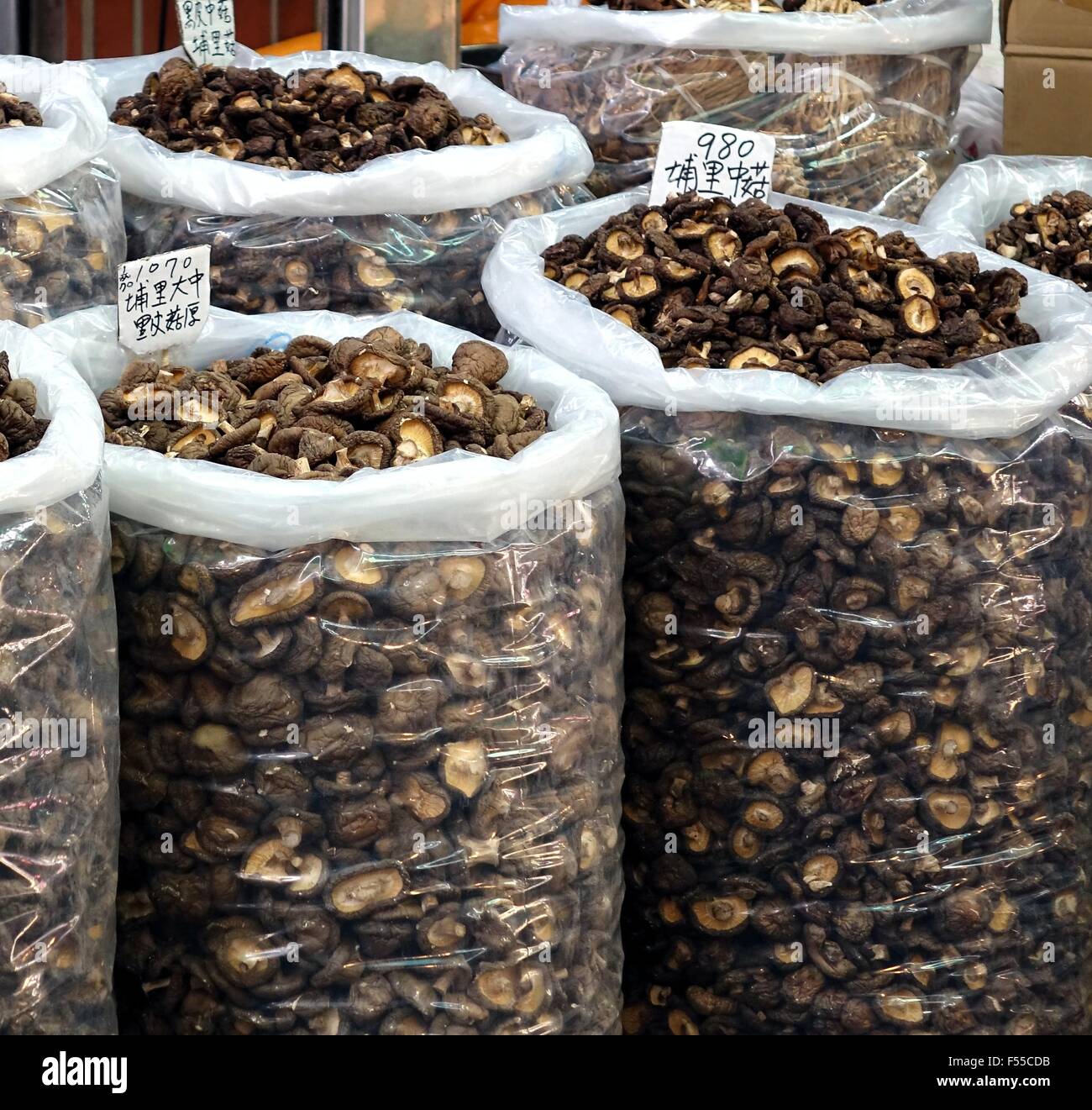Dried Mushrooms Label