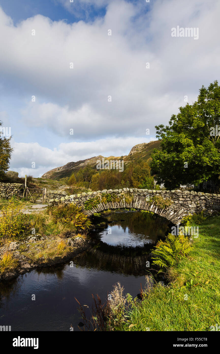 Packhorse Bridge over Watendlath Beck Stock Photo - Alamy
