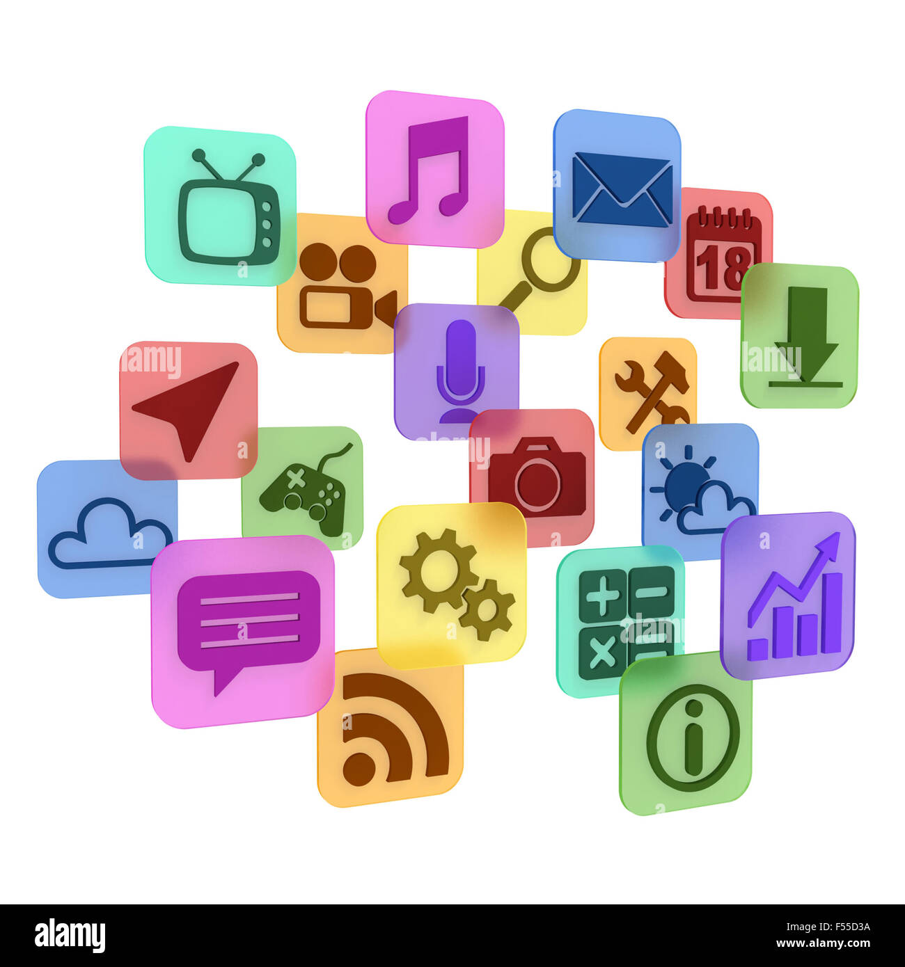 App icons Cut Out Stock Images & Pictures - Alamy