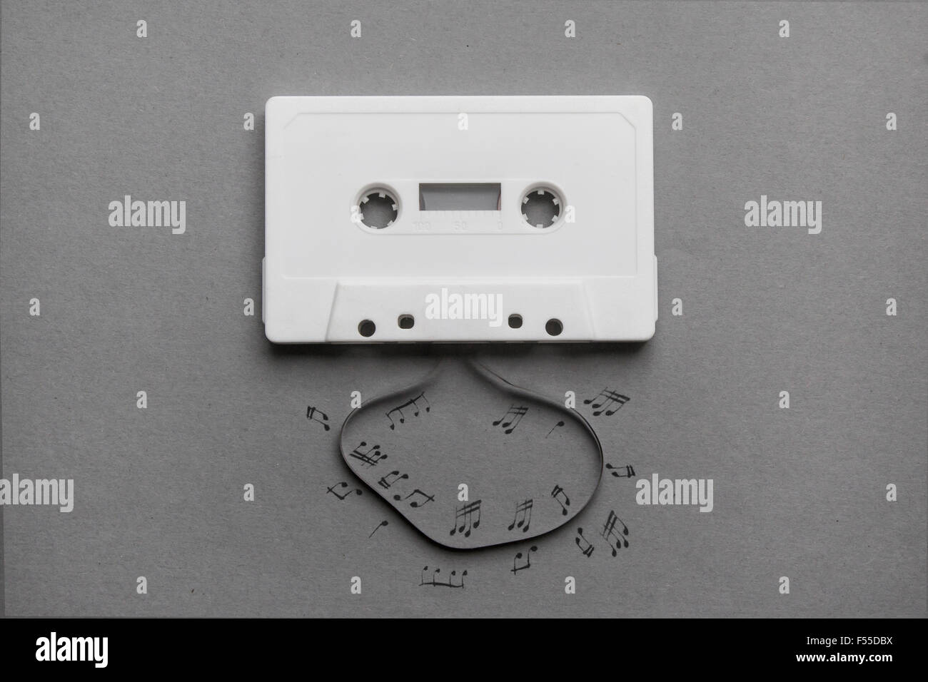 Music notes background hi-res stock photography and images - Alamy