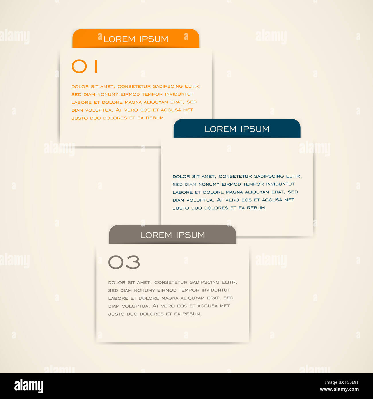 Vector Illustration of a Modern Design Template Stock Photo - Alamy