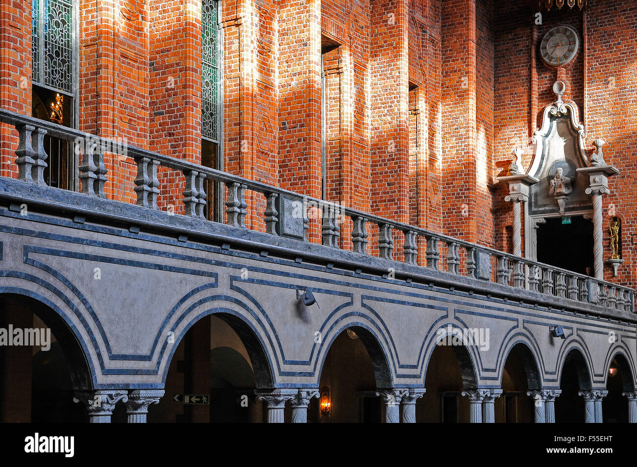 Sweden Stockholm Stadhuset or Town Hall The Blue Hall where the dinner ...