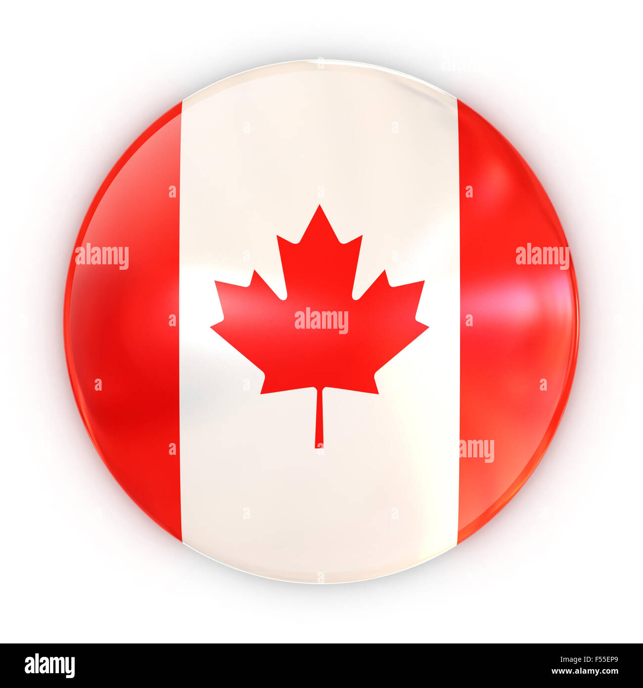 Canadian flag emblem hi-res stock photography and images - Alamy
