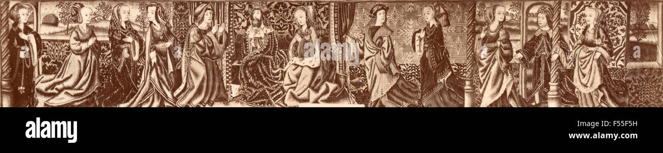 Tapestry Gallery, Florence: The Story of King David and Betzabea ...
