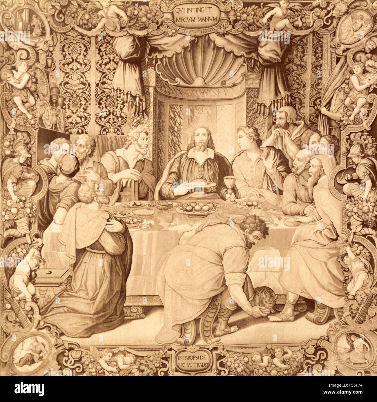 Tapestry Gallery, Florence: The Last Supper, tapestry by G. Papini ...