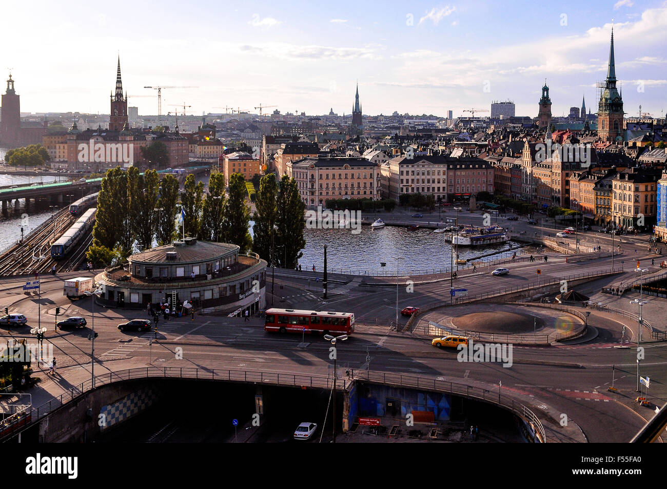 Sweden Stockholm Slussen district Stock Photo - Alamy