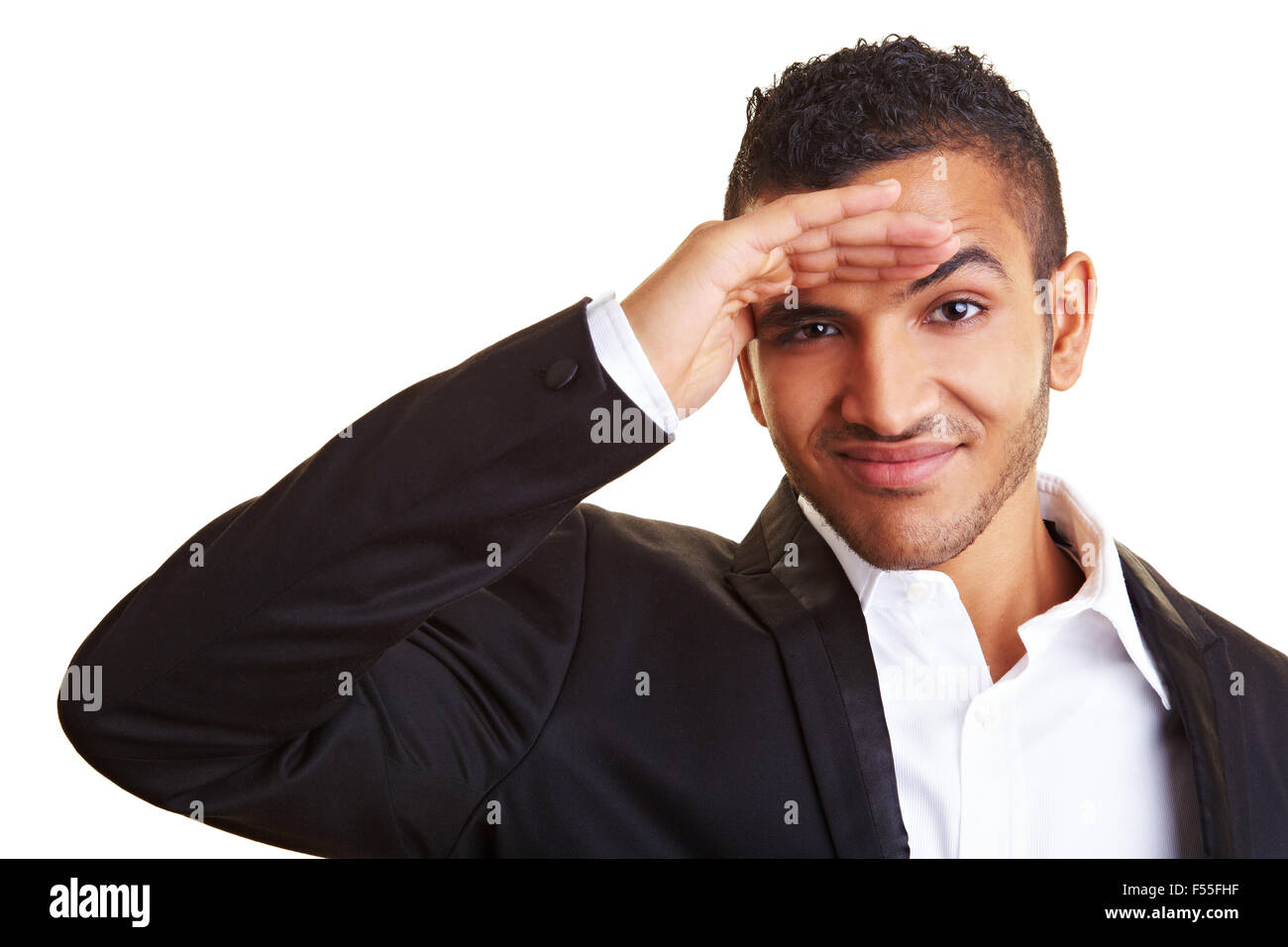 Man looking into distance cutout hi-res stock photography and images ...