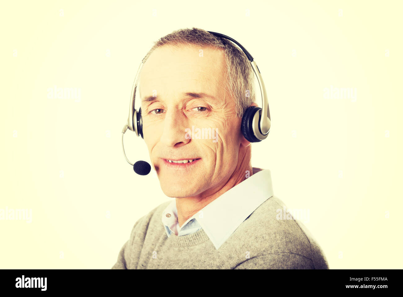 Assistant man headset hi-res stock photography and images - Alamy