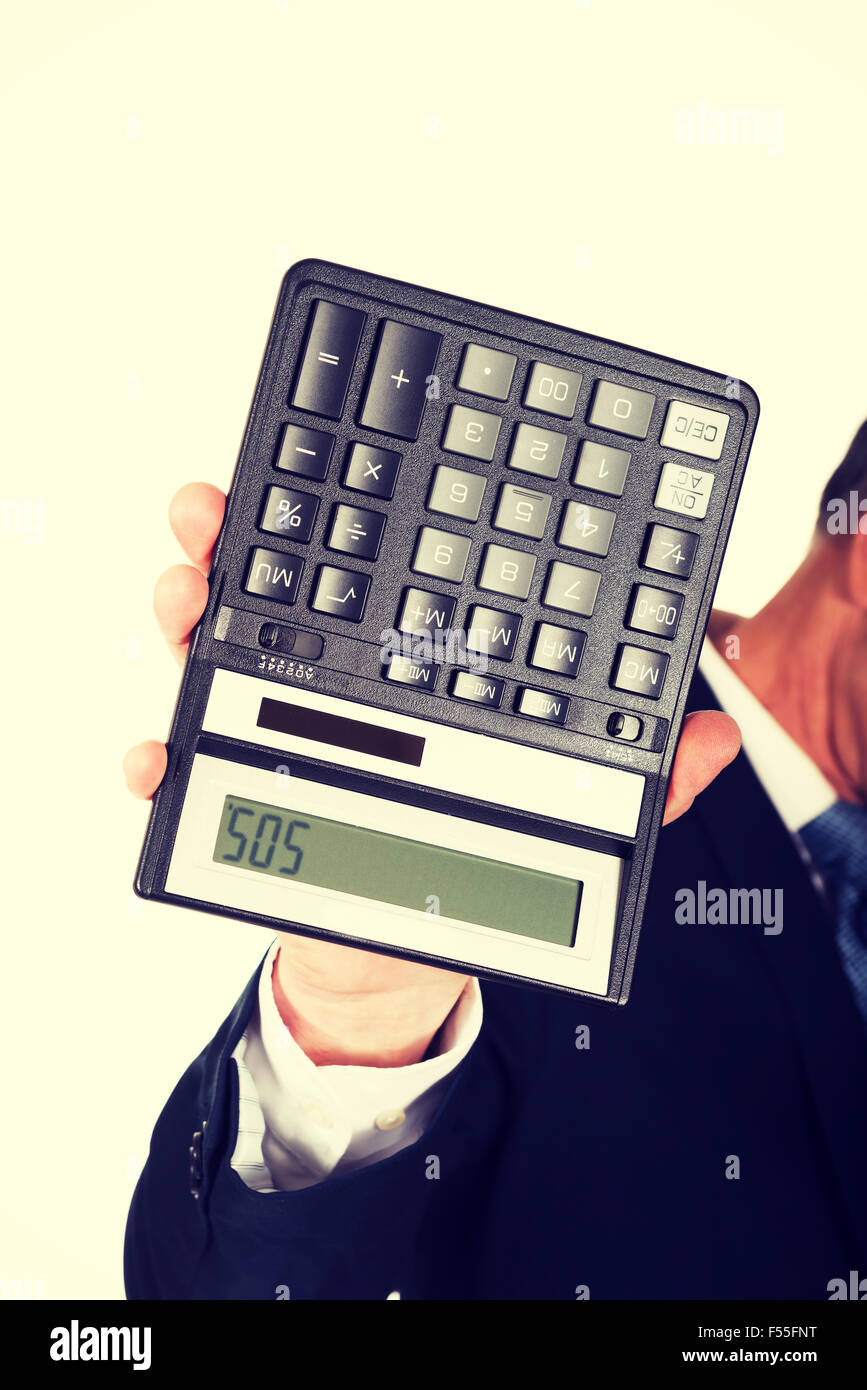 Closeup hand calculator hi-res stock photography and images - Alamy