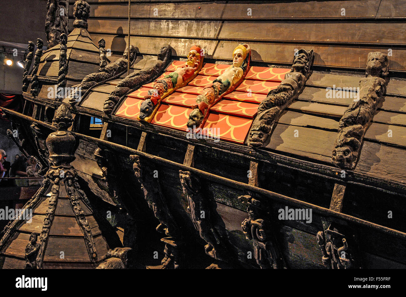 Sweden Stockholm Vasamuseet Museum The royal Vasa sailing vessel ...