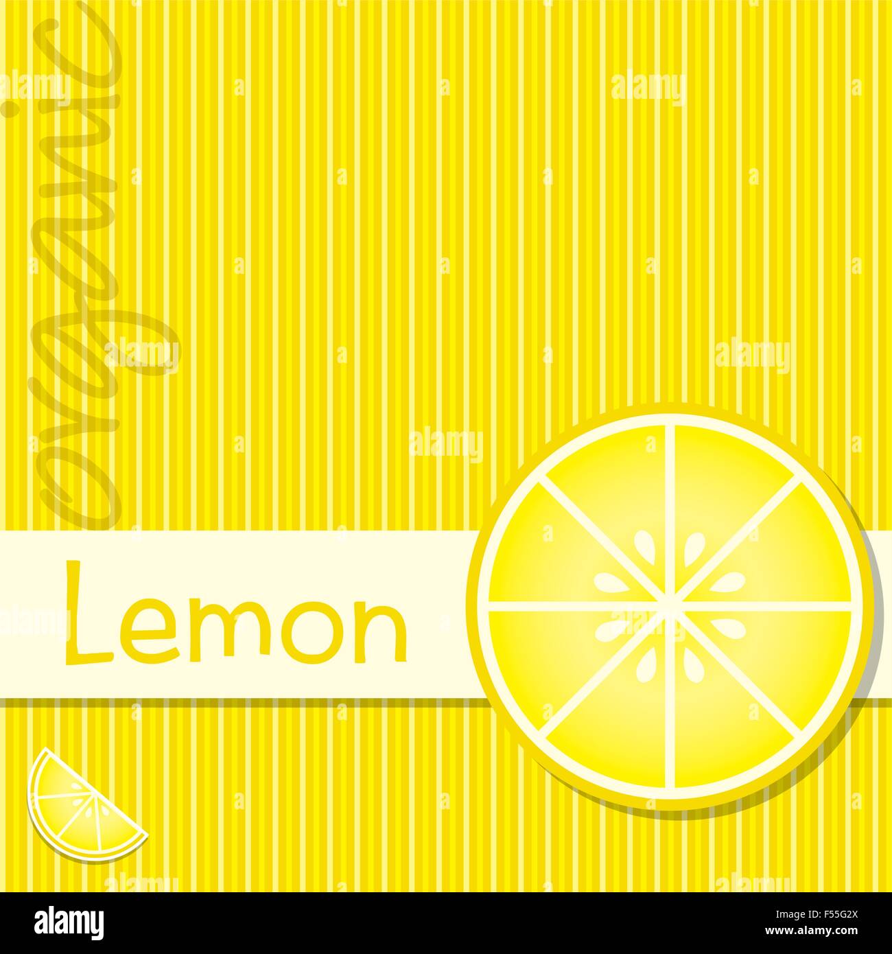Lemon card hi-res stock photography and images - Alamy