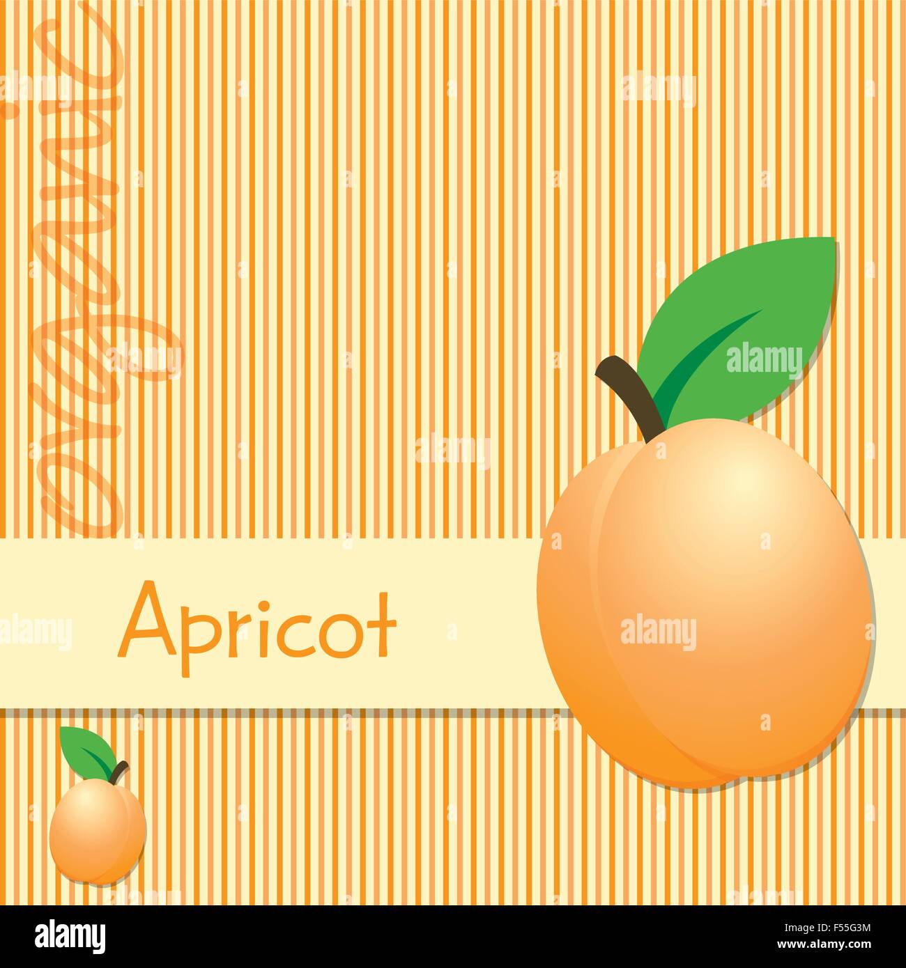 Apricot tree Stock Vector Images - Alamy