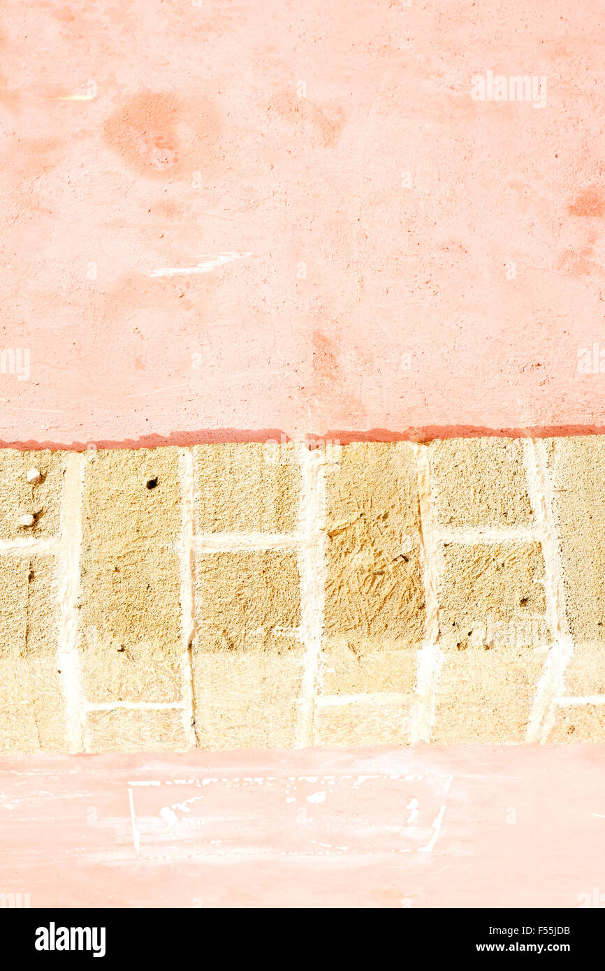 texture wall in africa morocco the old brick construction concrete ...