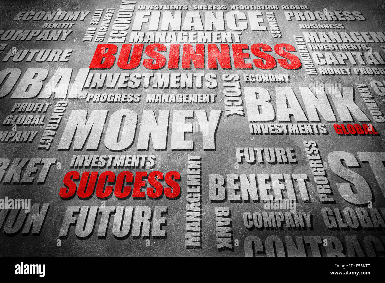 Success business typography hi-res stock photography and images - Alamy