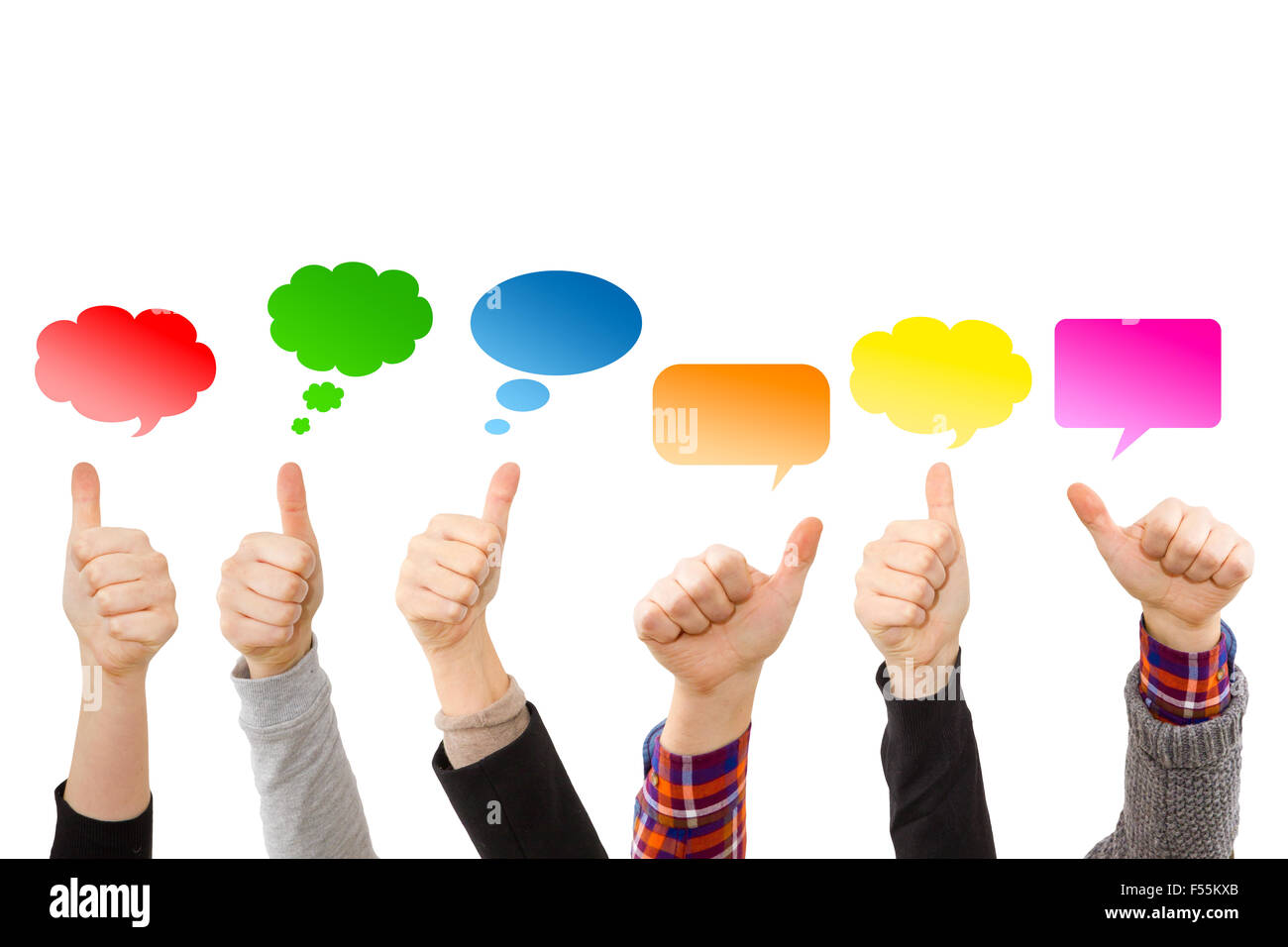 gesture and body parts concept - human hands waving hands Stock Photo ...