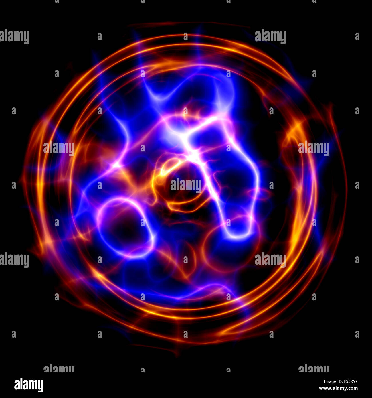 Ring of energy Stock Photo - Alamy