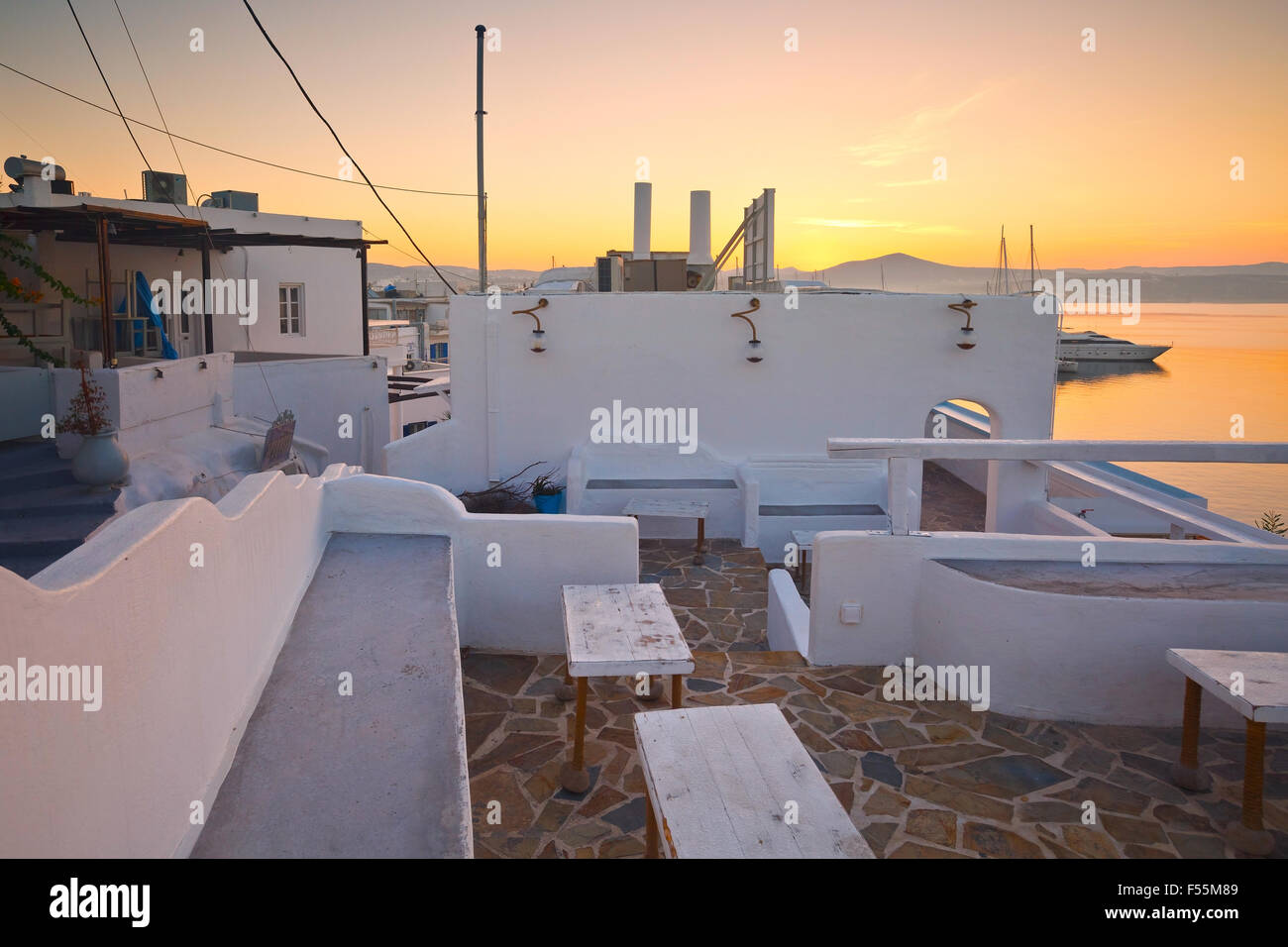 Milos island adamantas hi-res stock photography and images - Alamy
