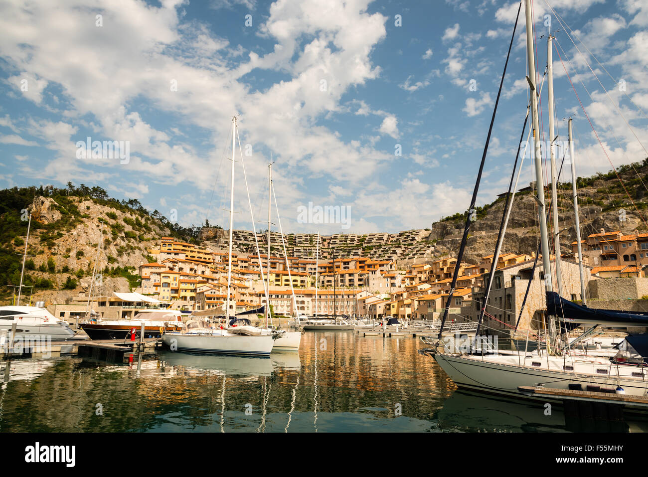 little italian marina Stock Photo - Alamy
