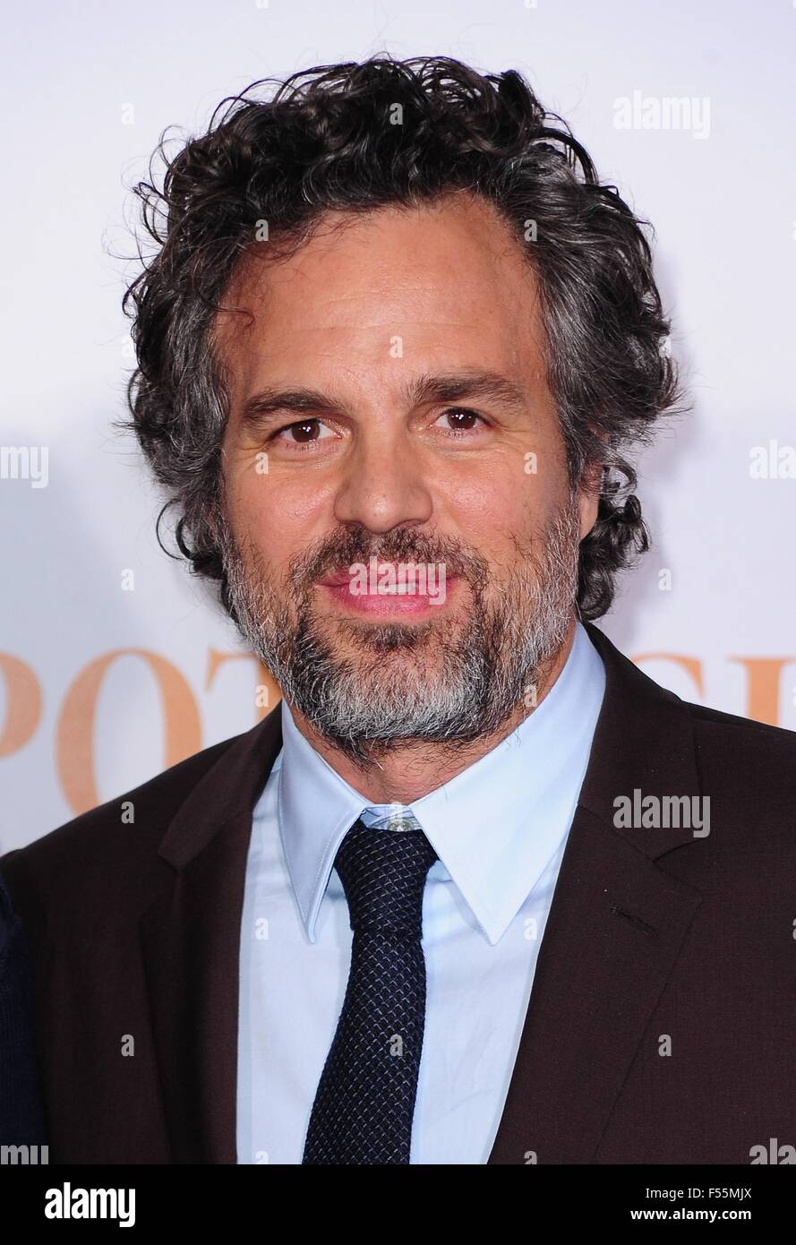New York, NY, USA. 27th Oct, 2015. Mark Ruffalo at arrivals for ...