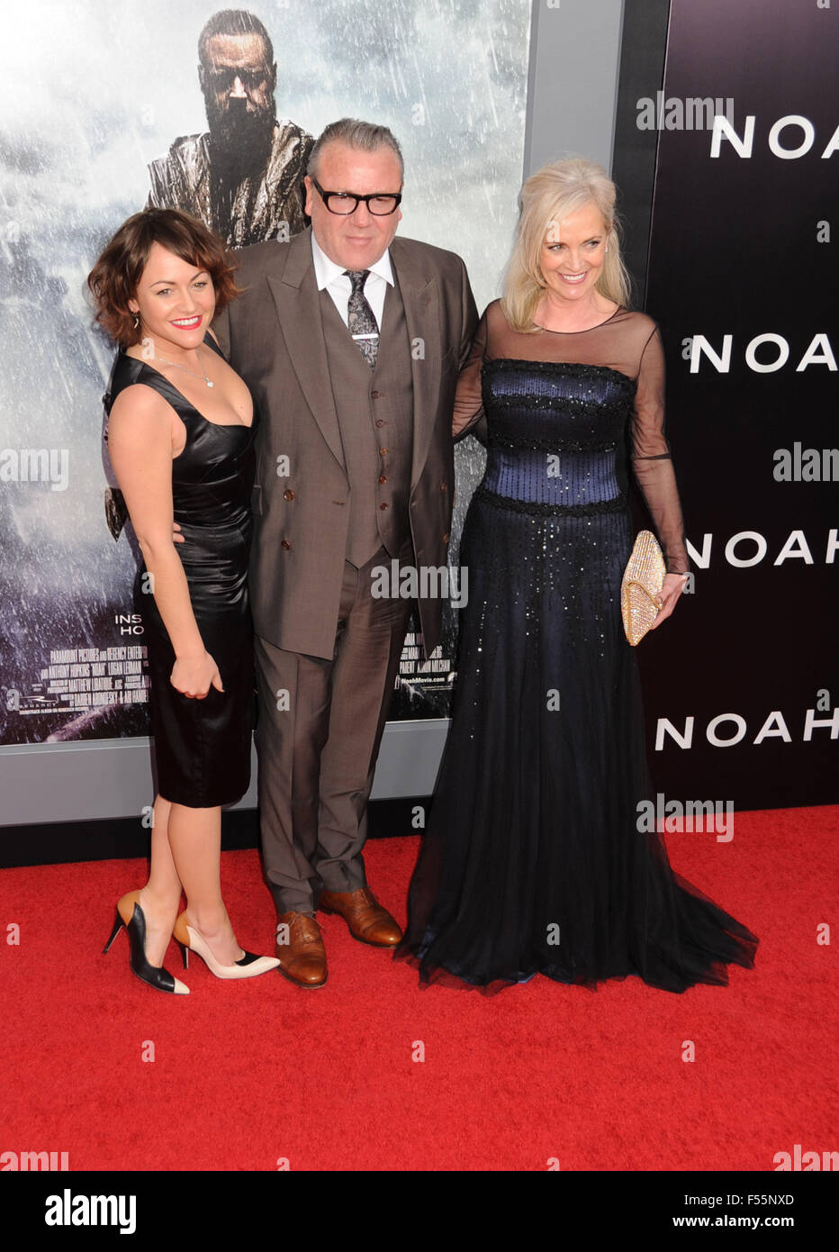 New York City, NY. USA. Ray Winstone with wife and Jamie Winstone at ...