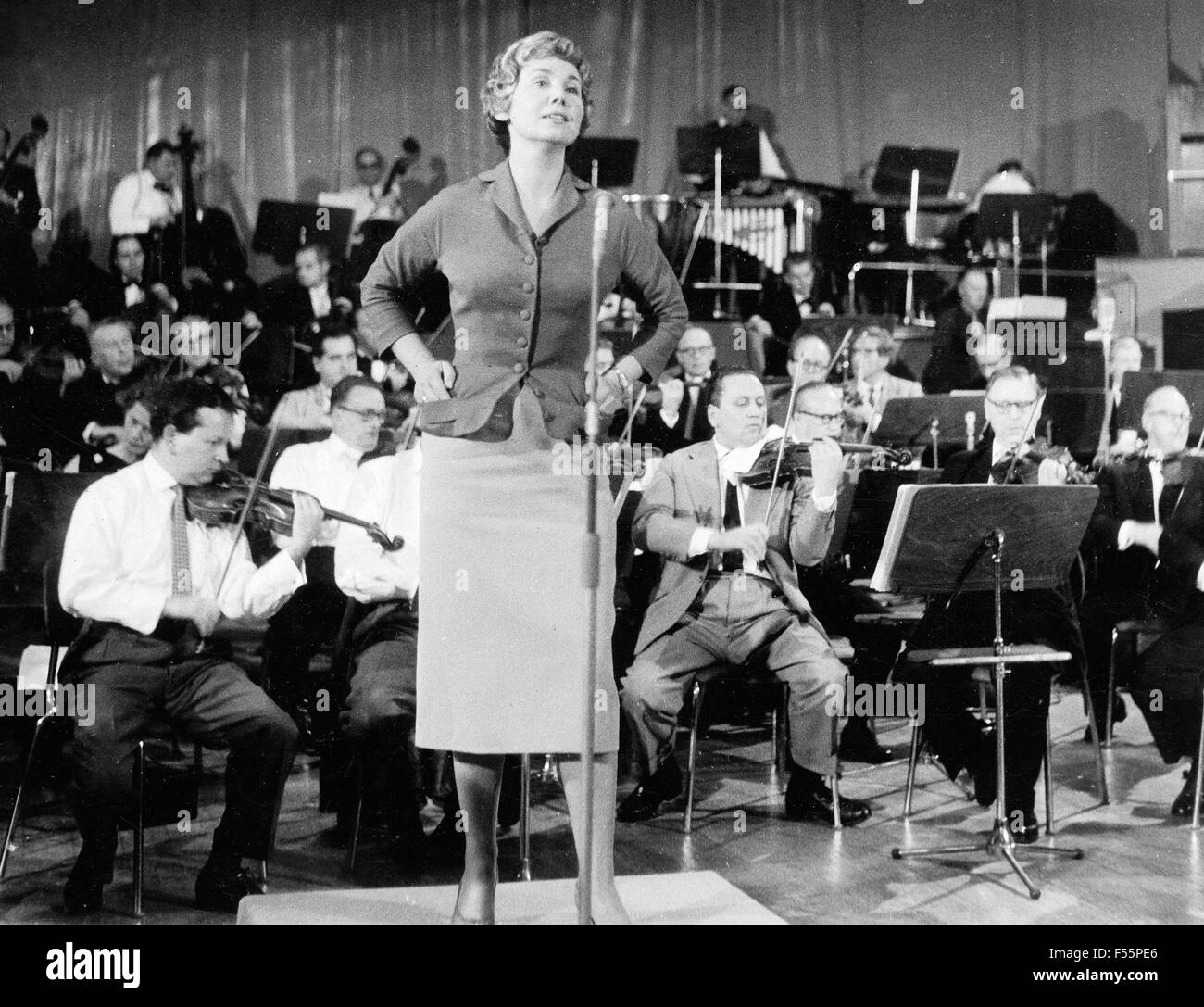 Deutsche Opernsängerin Anneliese Rothenberger, Deutschland 1950er Jahre ...