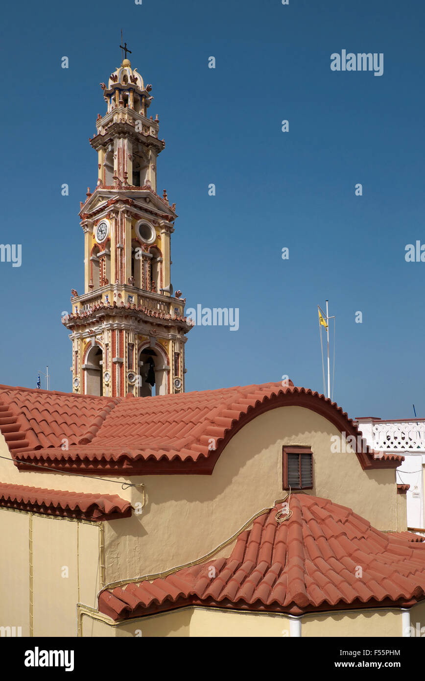 Greece symi panormitis hi-res stock photography and images - Alamy