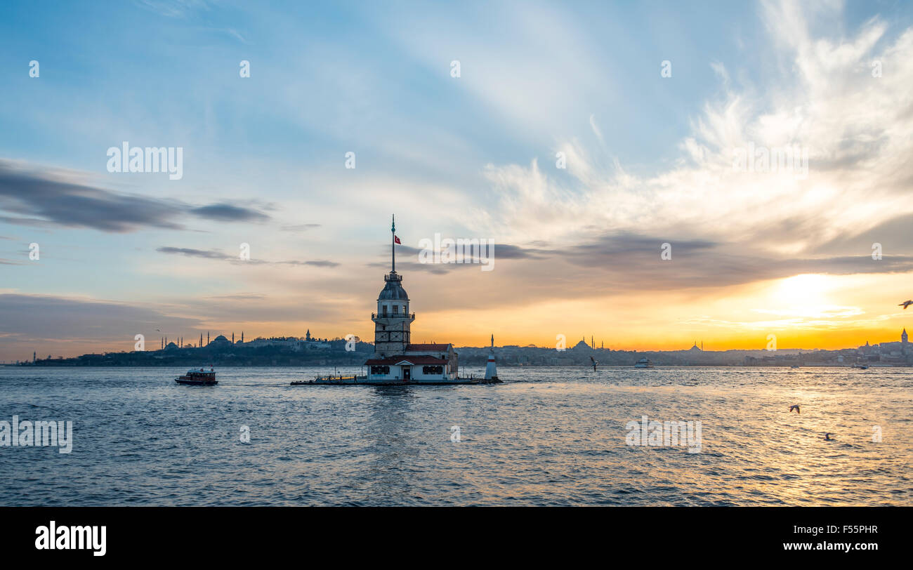 Maidens tower sunset hi-res stock photography and images - Alamy