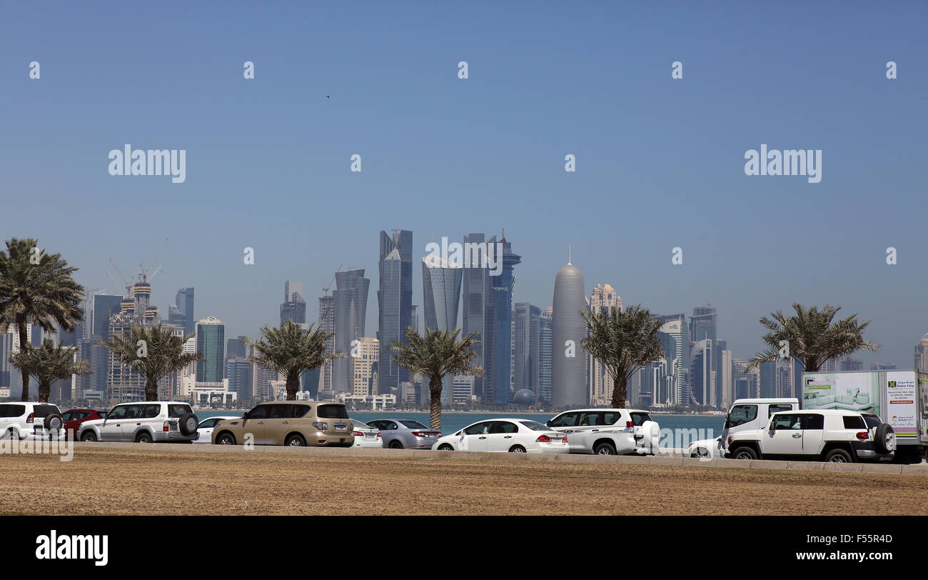 Burj qatar palm tower doha High Resolution Stock Photography and Images ...