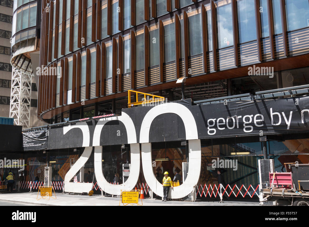 construction by mirvac at 200 george street in Sydney city centre, new ...
