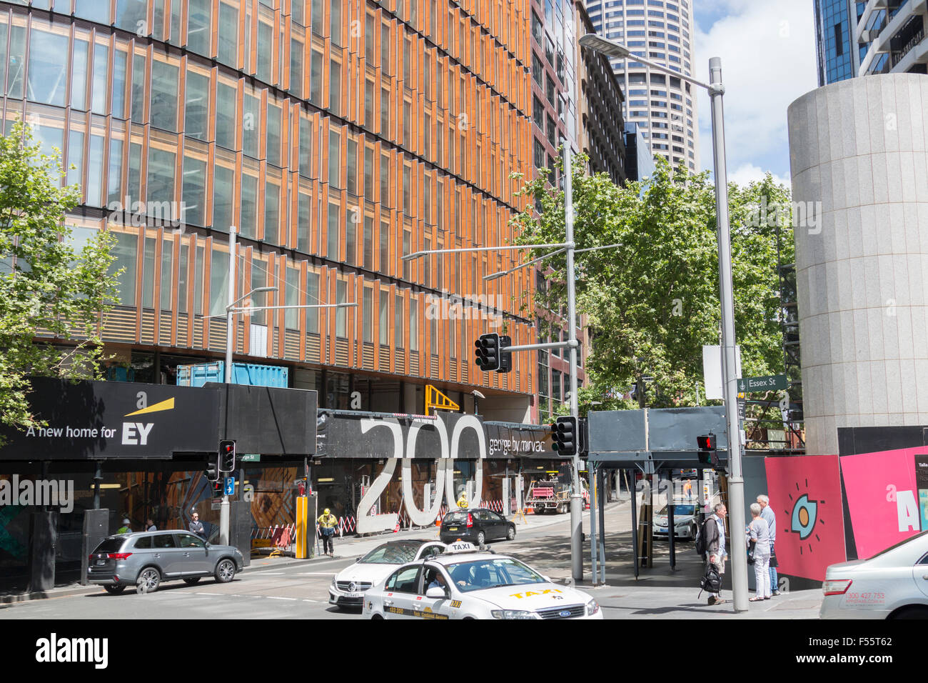 construction by mirvac at 200 george street in Sydney city centre, new ...