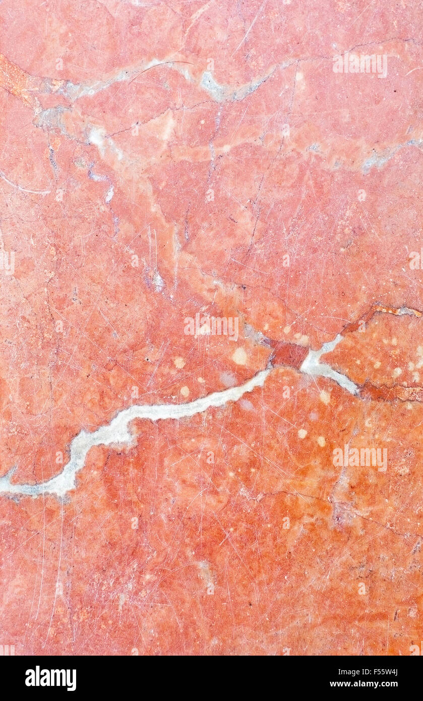 Red marble tile surface with patina, organic texture background copy ...