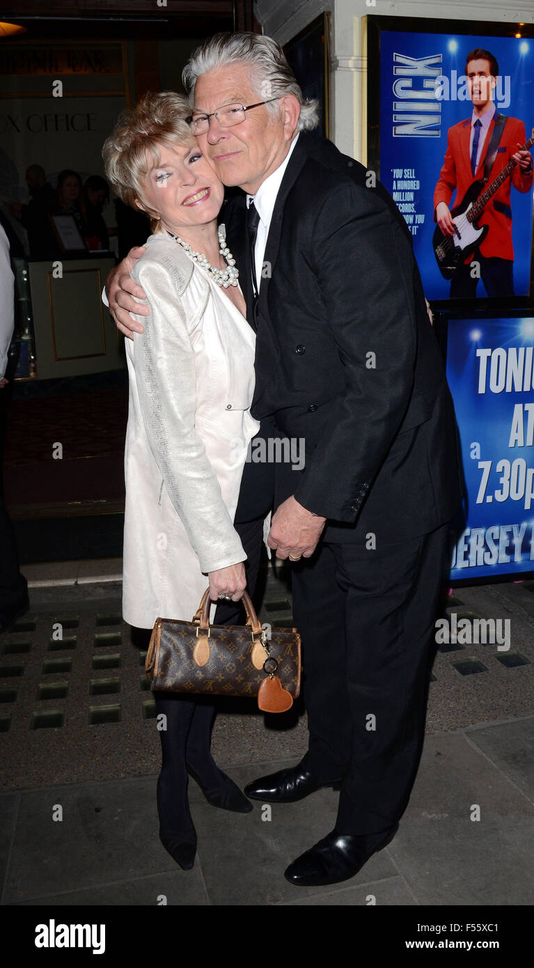 London, UK. Gloria Hunniford and Stephen Way at 'Jersey Boys' 6th ...