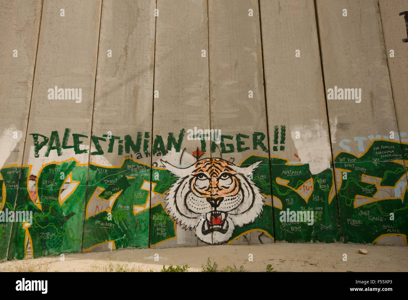 Graffiti on the Wall Bethlehem Stock Photo - Alamy
