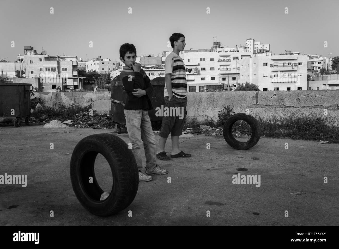 Palestine west bank Black and White Stock Photos & Images - Alamy